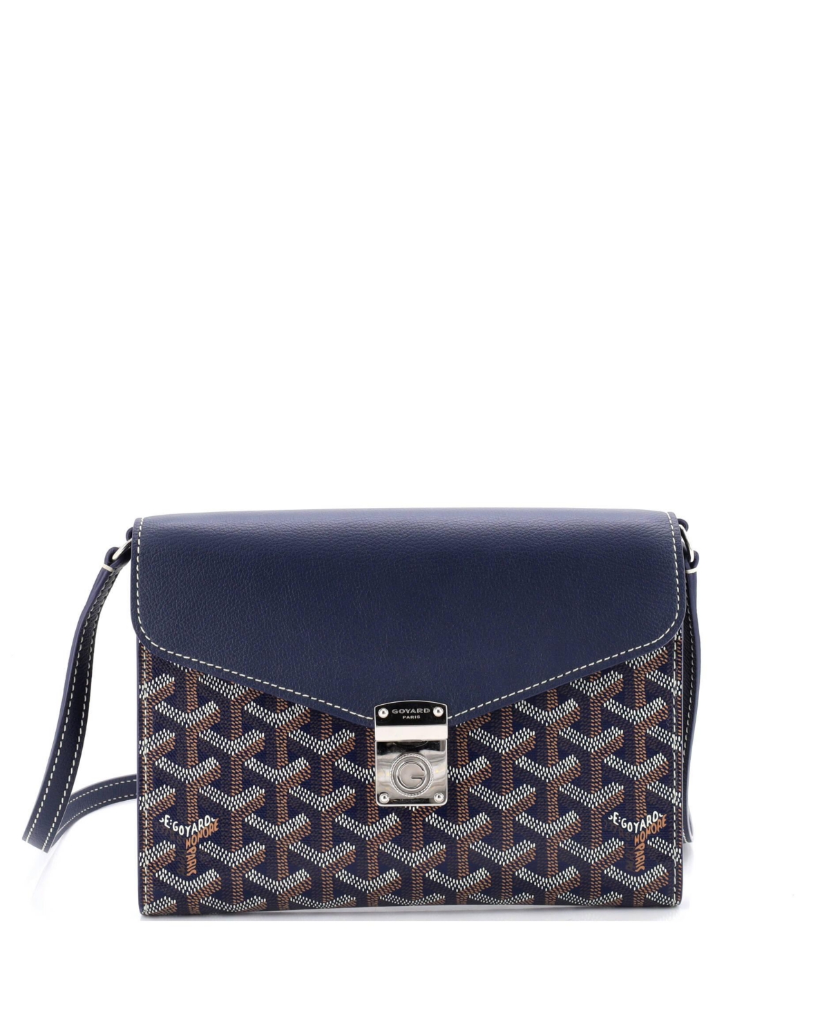 Click here for Pre-Owned Goyard Chypre Wallet on Strap Coated Can... prices