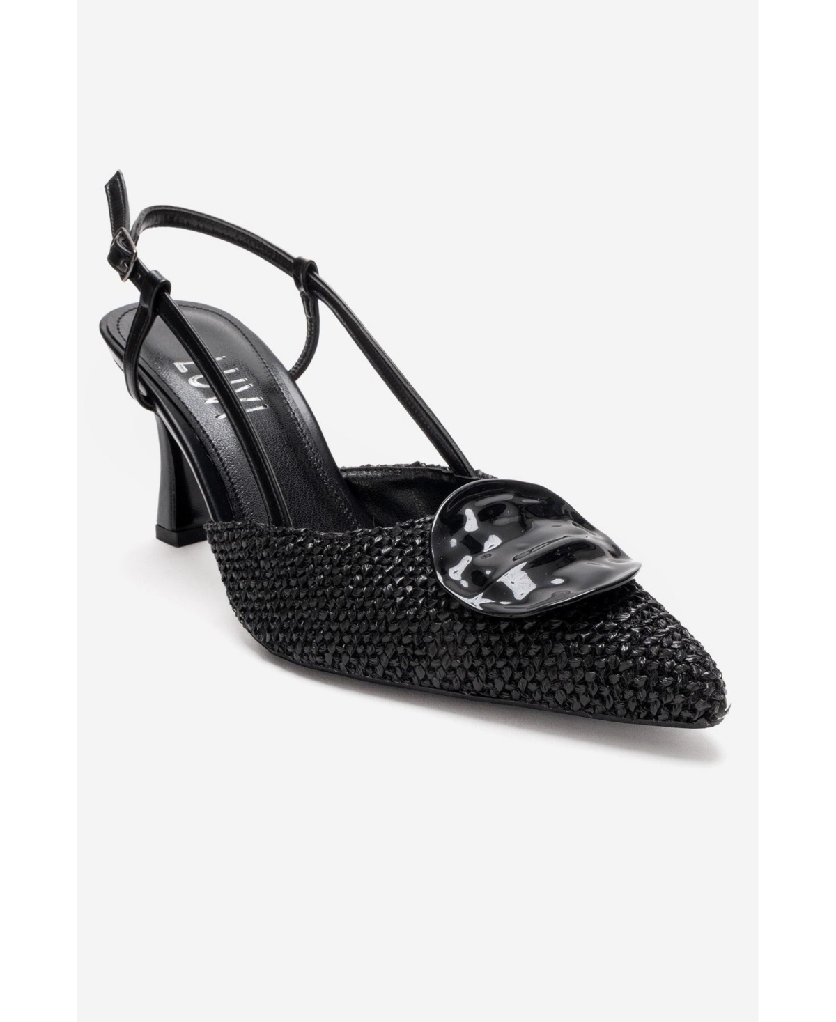 Click here for Prologue Shoes Women Levia Woven Pointed Toe Sling... prices