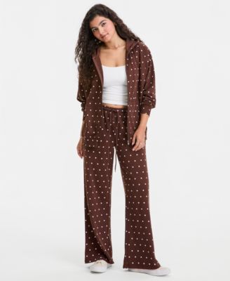 Click here for Rebel Veil Zippered Hoodie Wide Leg Pants prices