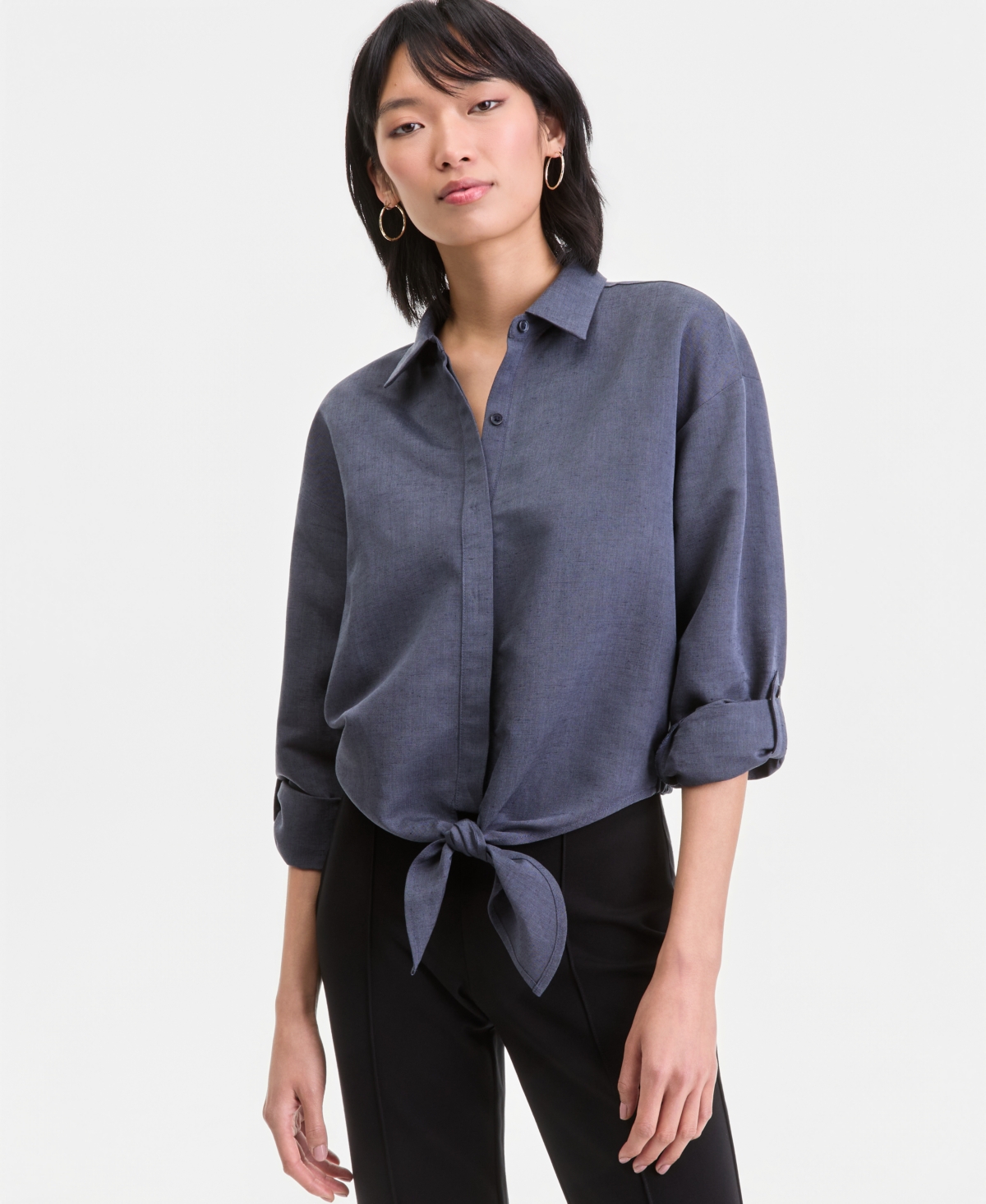Click here for I.n.c. International Concepts Womens Linen-Blend B... prices