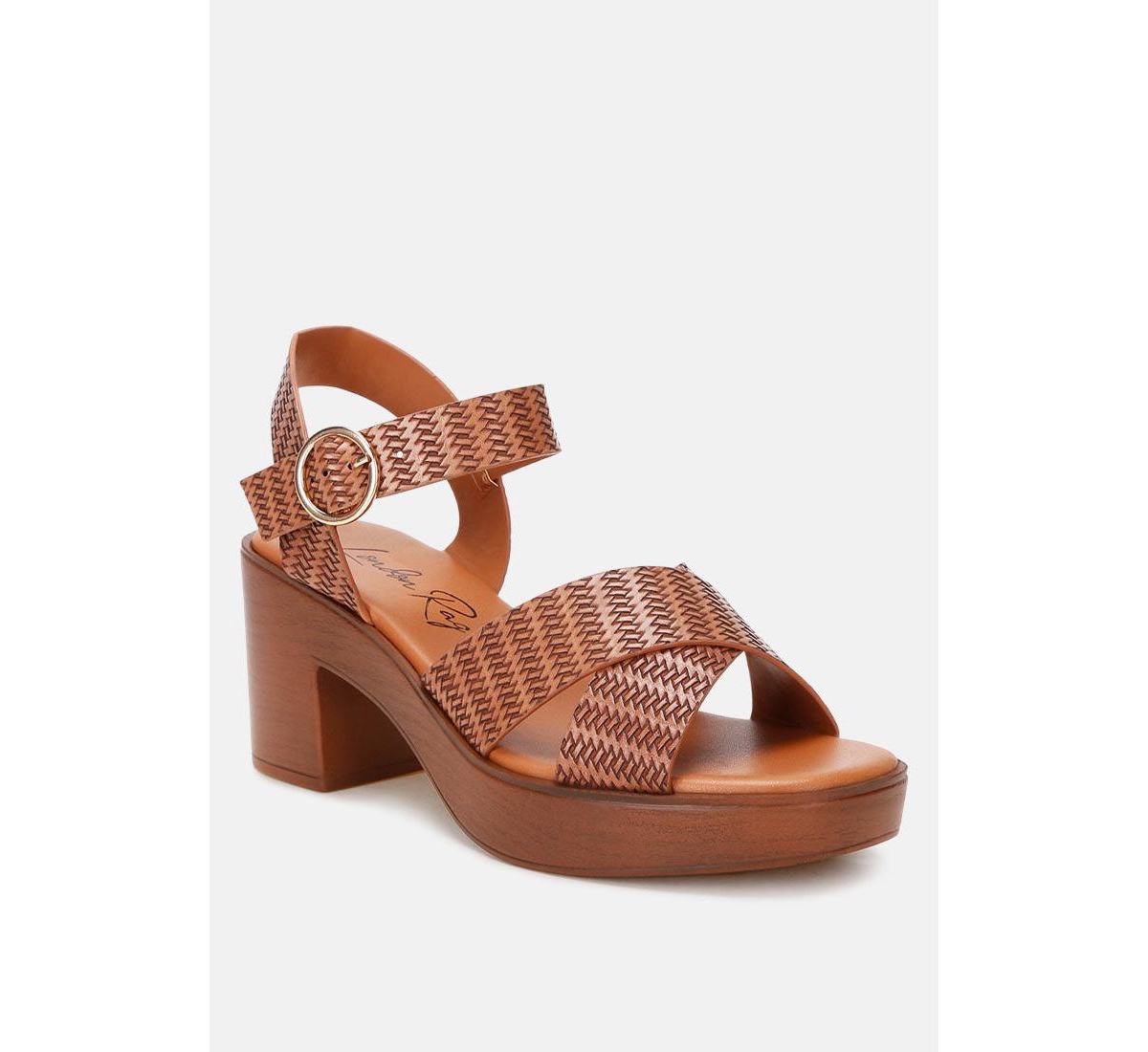 Click here for London Rag Womens Elenia Platform Block Heel Sanda... prices