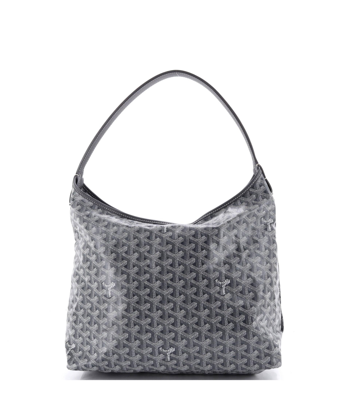 Click here for Pre-Owned Goyard Boheme Hobo Coated Canvas - Grey prices