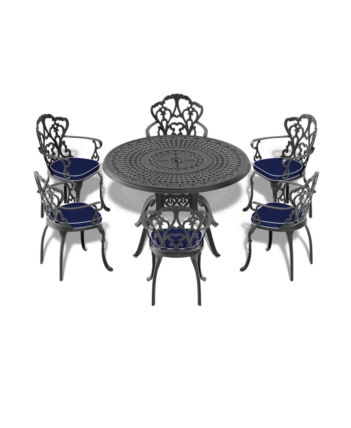 Click here for Clihome 47.24-inch Cast Aluminum Patio Dining Tabl... prices