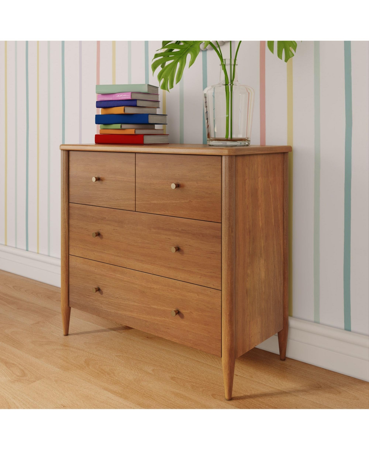 Click here for Max and Lily Harbor 4-Drawer Dresser - Pecan prices