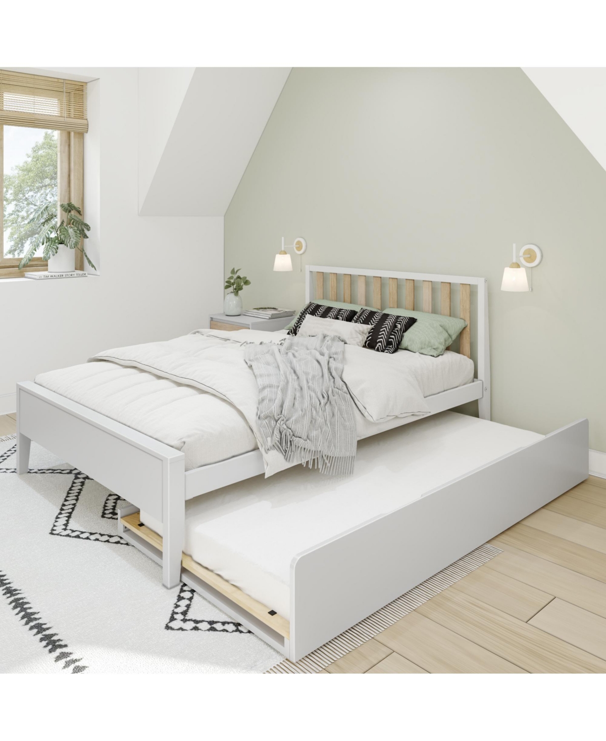 Click here for Max & Lily Scandinavian Full-Size Bed with Twin-Si... prices