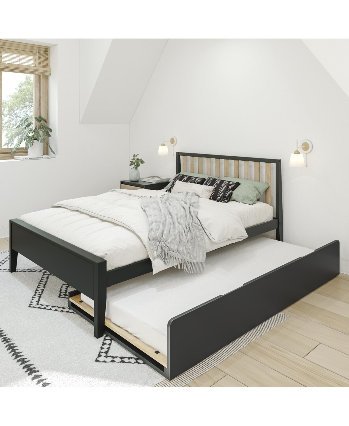 Click here for Max & Lily Scandinavian Full-Size Bed with Twin-Si... prices