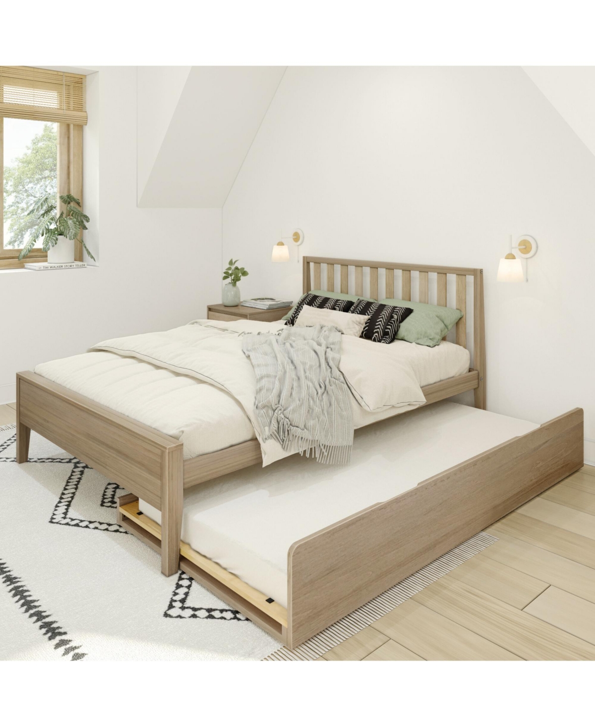 Click here for Max & Lily Scandinavian Full-Size Bed with Twin-Si... prices