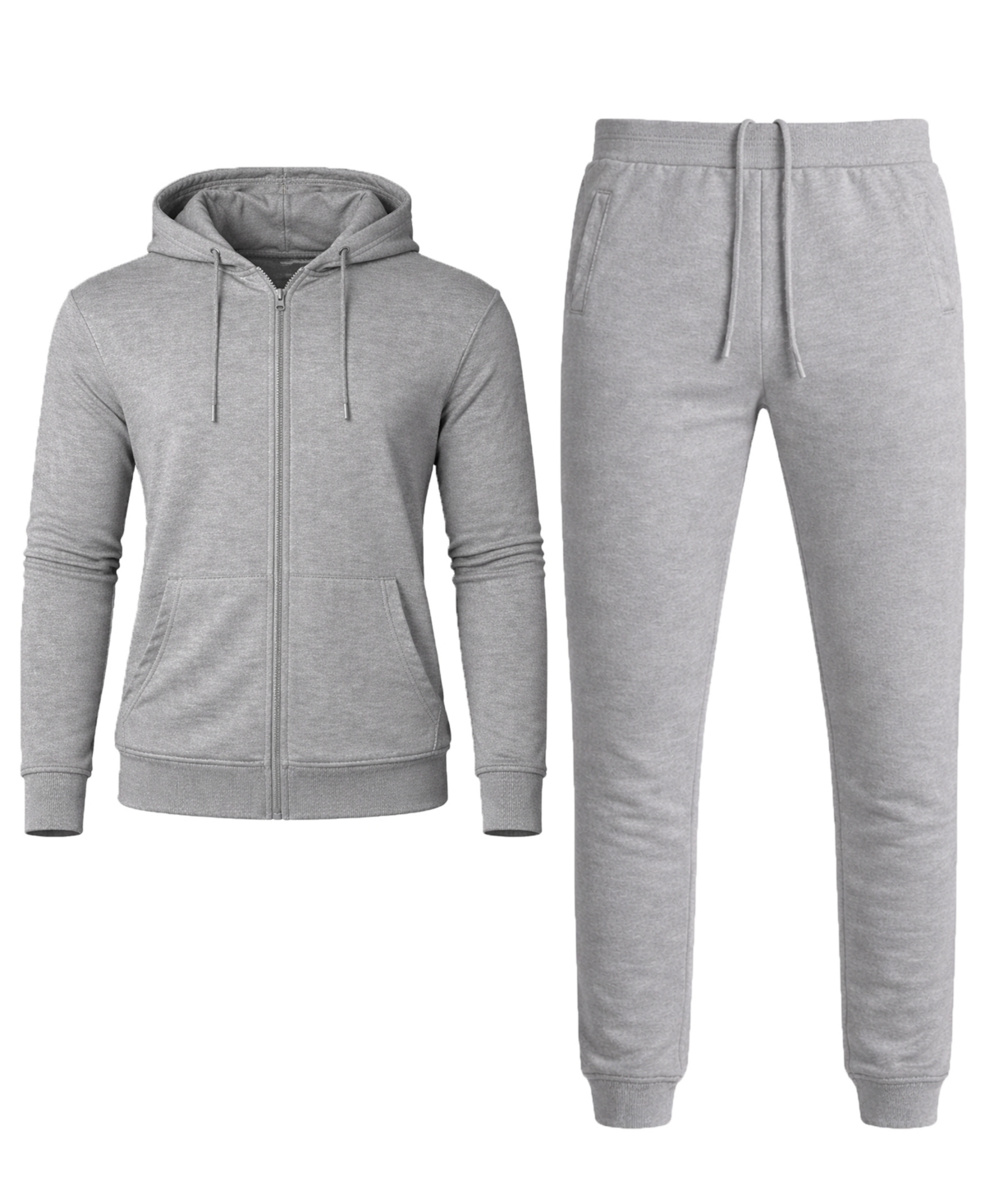 Click here for Blu Rock Mens French Terry Zip-Up Hoodie and Jogge... prices