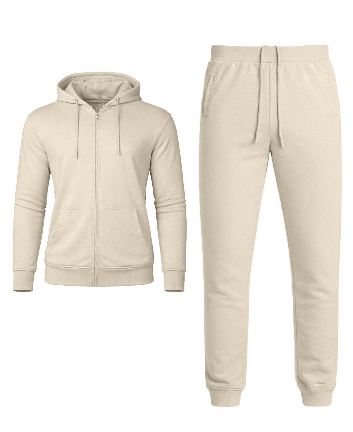 Click here for Blu Rock Mens French Terry Zip-Up Hoodie and Jogge... prices