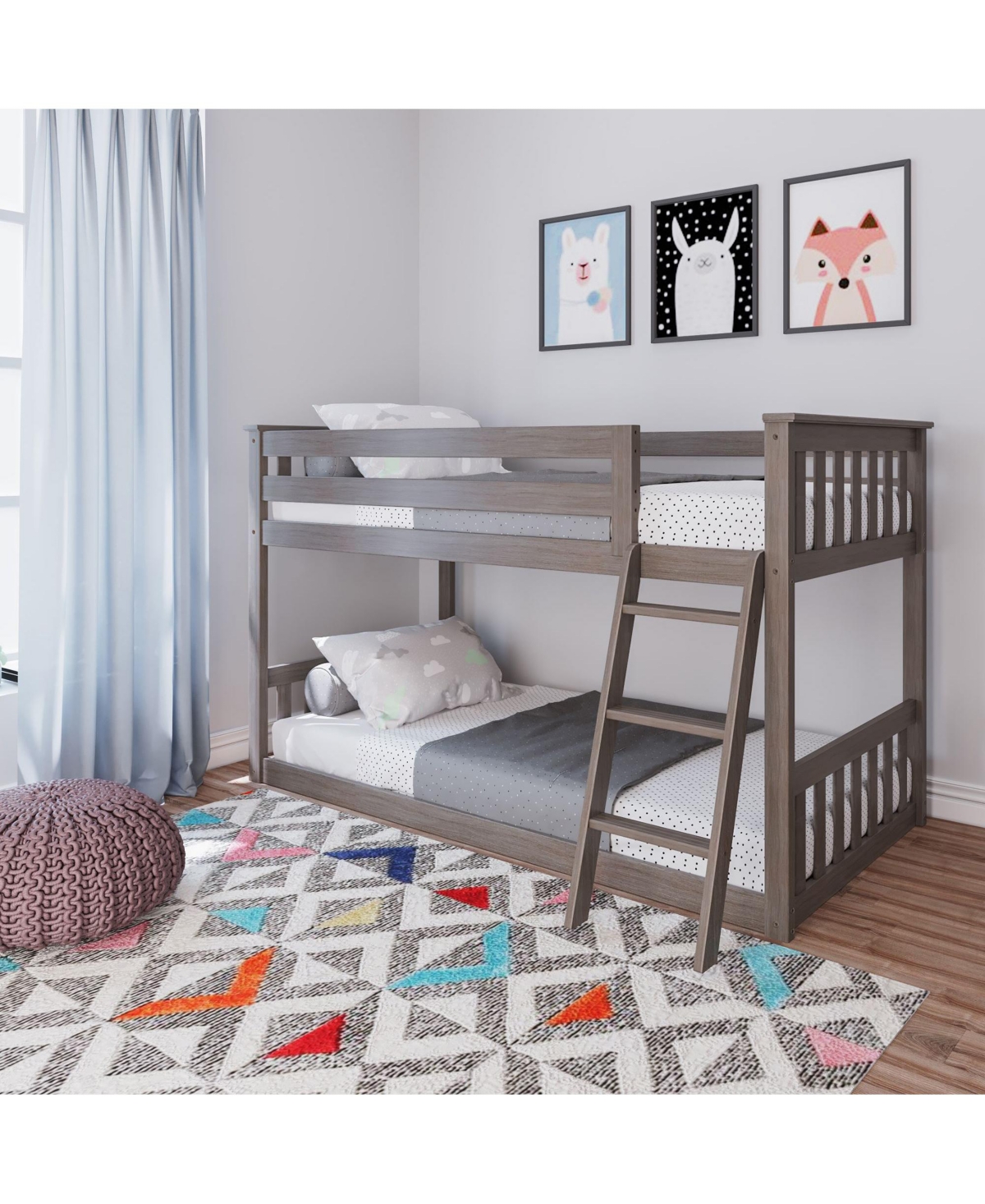 Click here for Max & Lily Bunk Bed for Kids  Solid Wood Low Bunk... prices