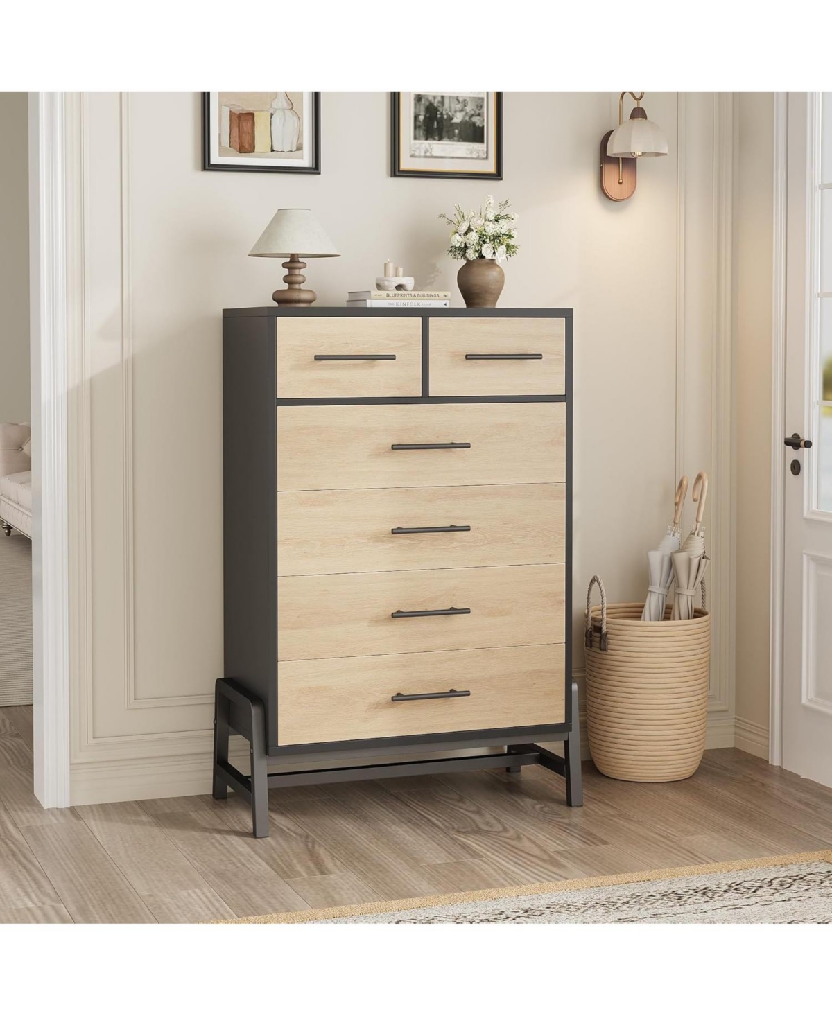 Click here for gaomon 6-Drawer Dresser for Bedroom  46.6 Tall Fre... prices