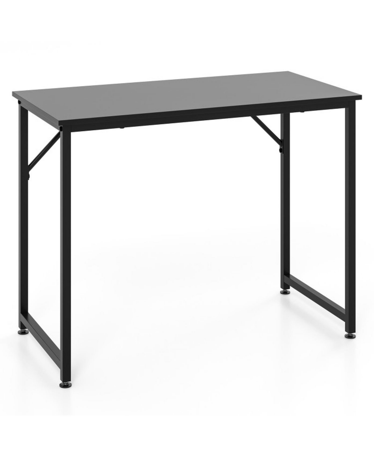 Click here for Wood Space-Saving Folding Desk with Side Shelves -... prices