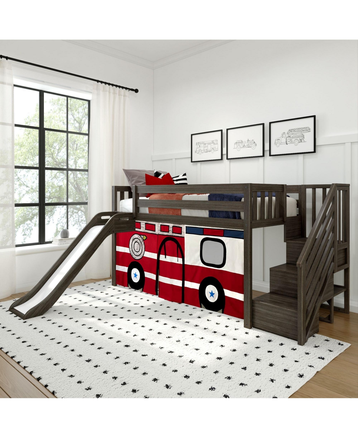 Click here for Max & Lily Low Loft With Stairs  Easy Slide and Fi... prices