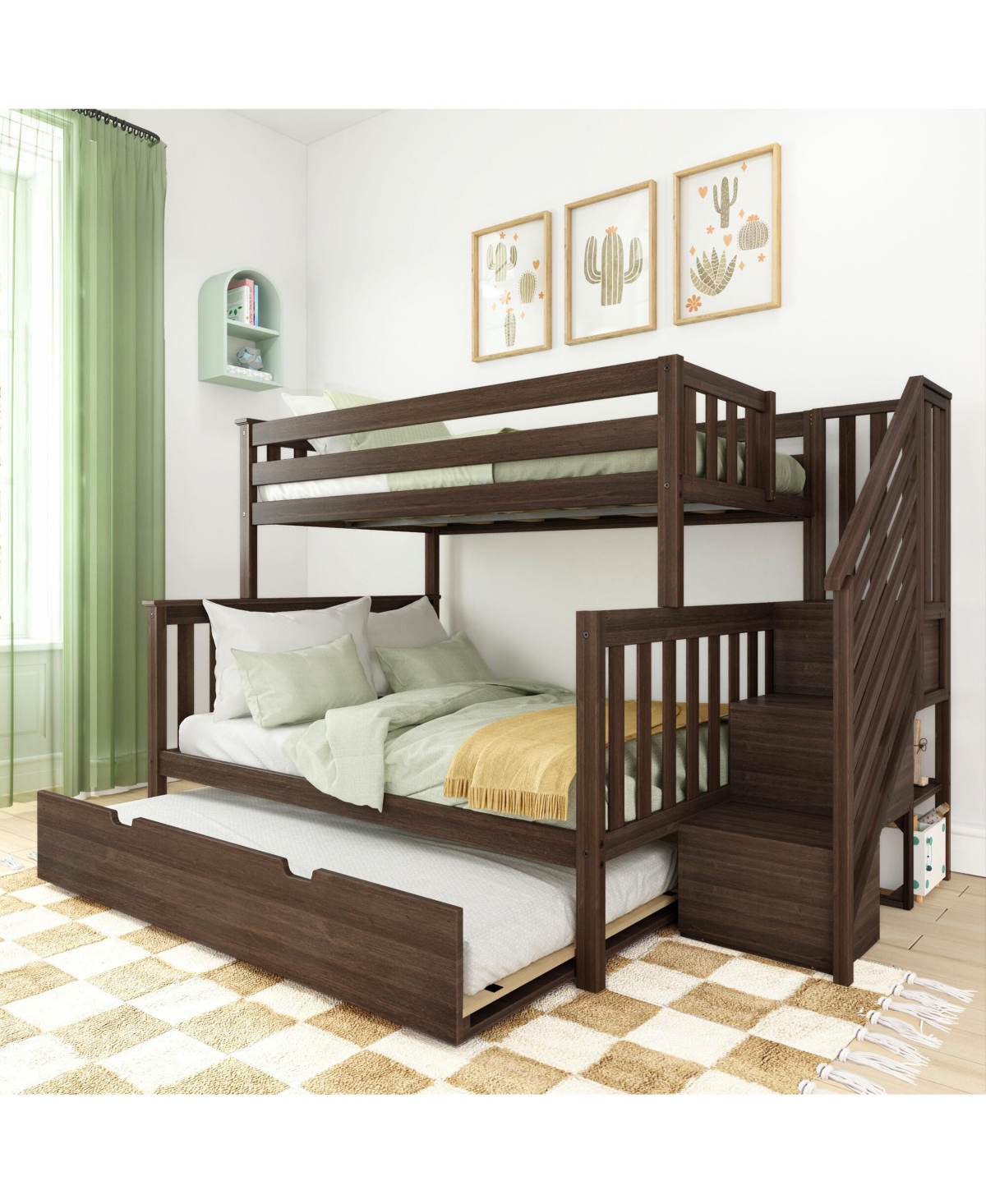 Click here for Max and Lily Twin over Full Staircase Bunk Bed wit... prices