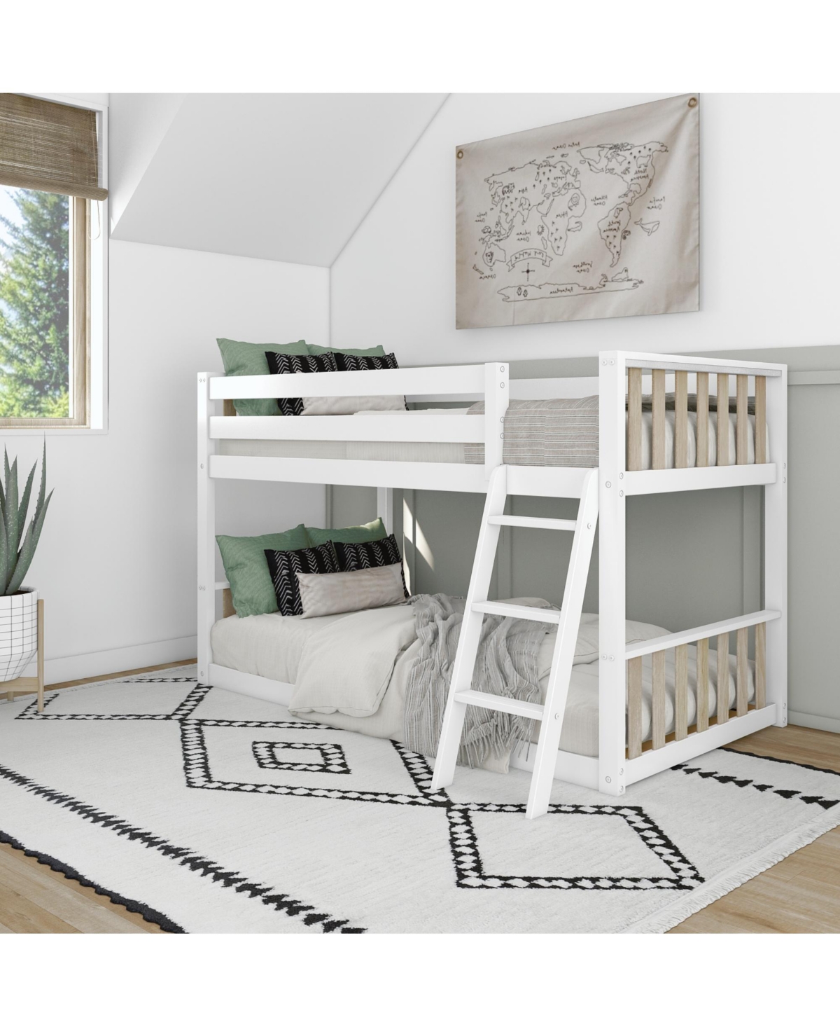 Click here for Max and Lily Solid Wood Scandinavian Twin over Twi... prices