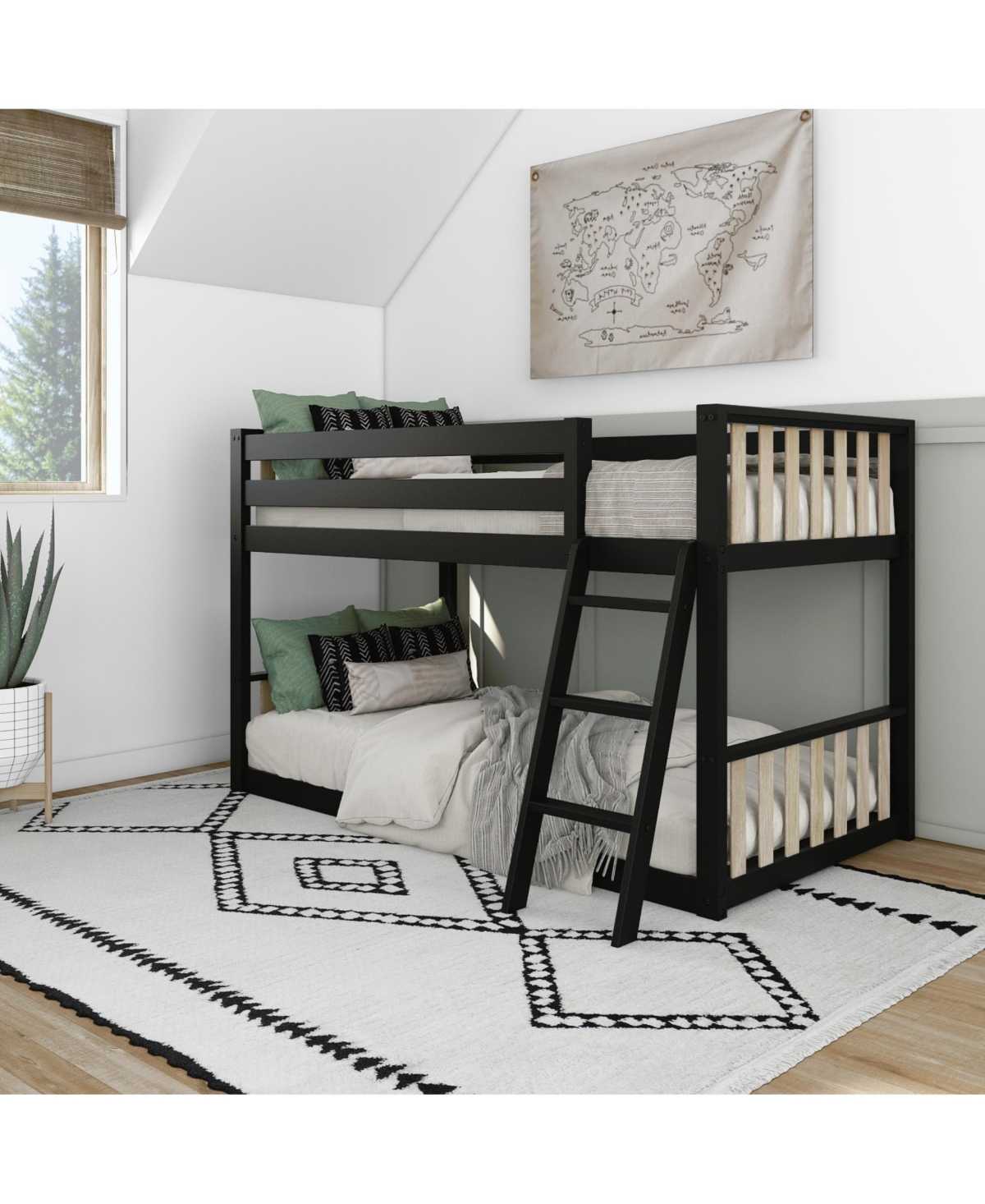 Click here for Max and Lily Solid Wood Scandinavian Twin over Twi... prices