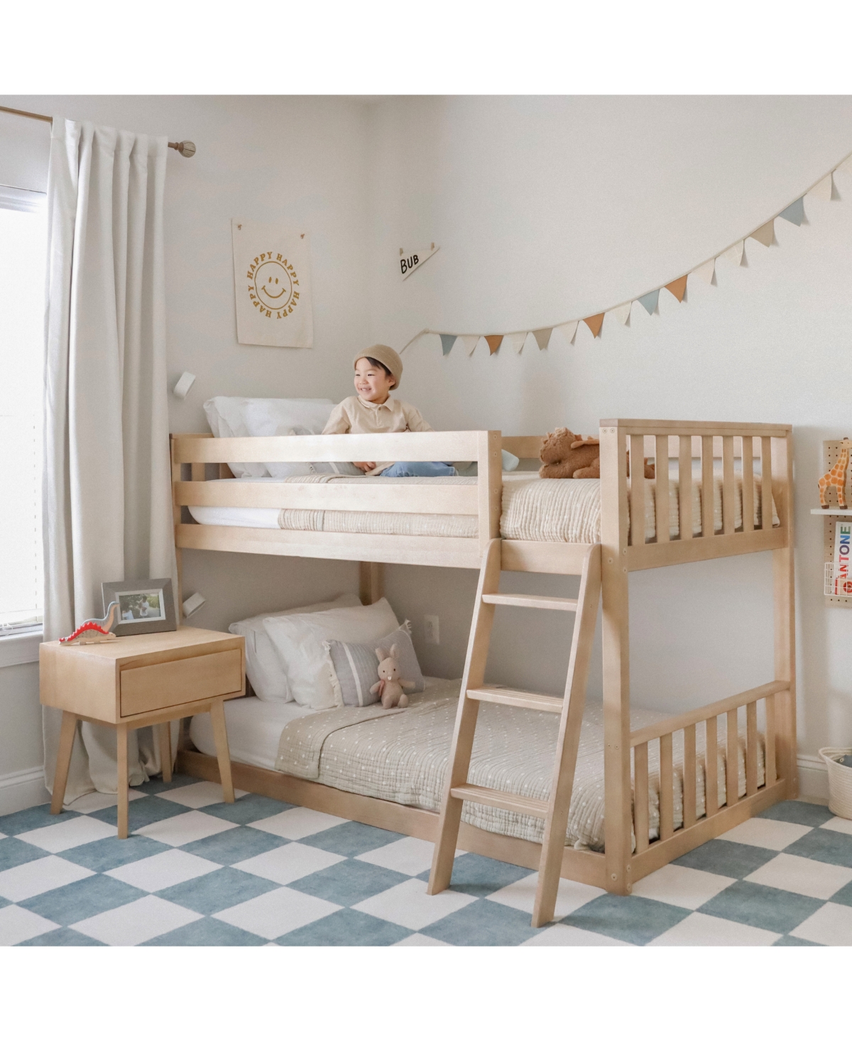 Click here for Max and Lily Solid Wood Scandinavian Twin over Twi... prices