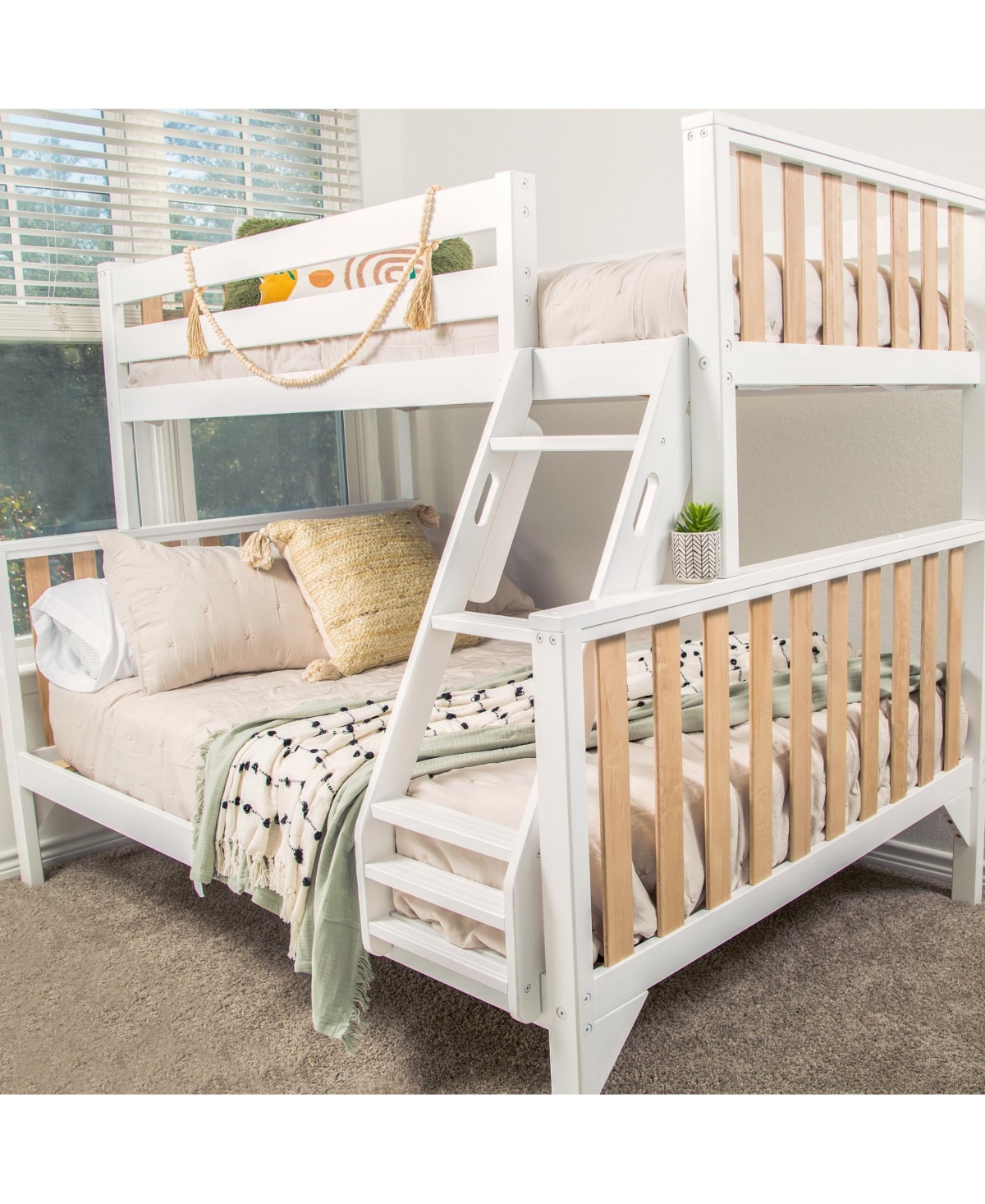 Click here for Max and Lily Bunk Bed Twin over Full Size  Solid W... prices