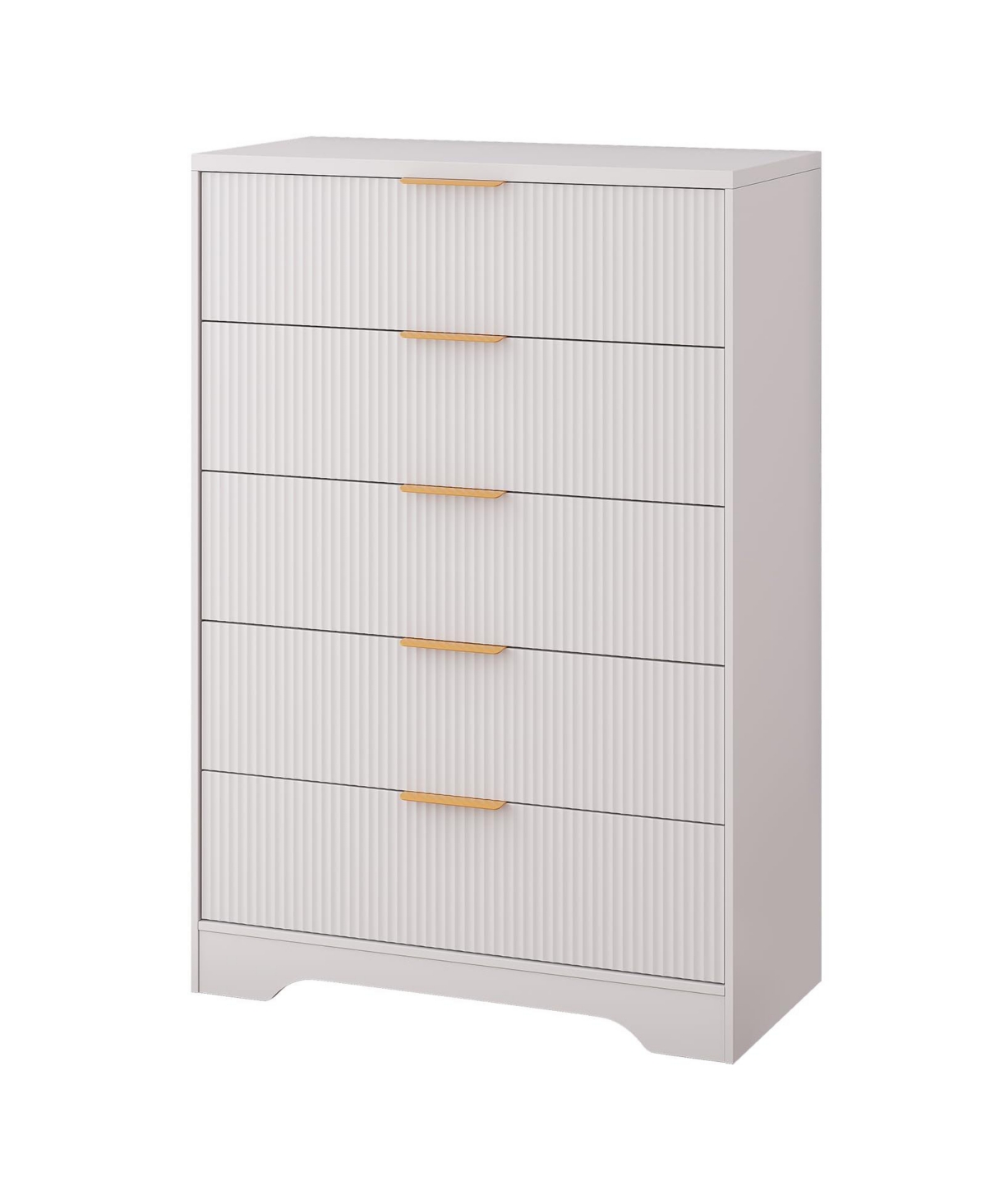 Click here for gaomon Fluted 5 Drawer Dresser for Bedroom  47 Tal... prices