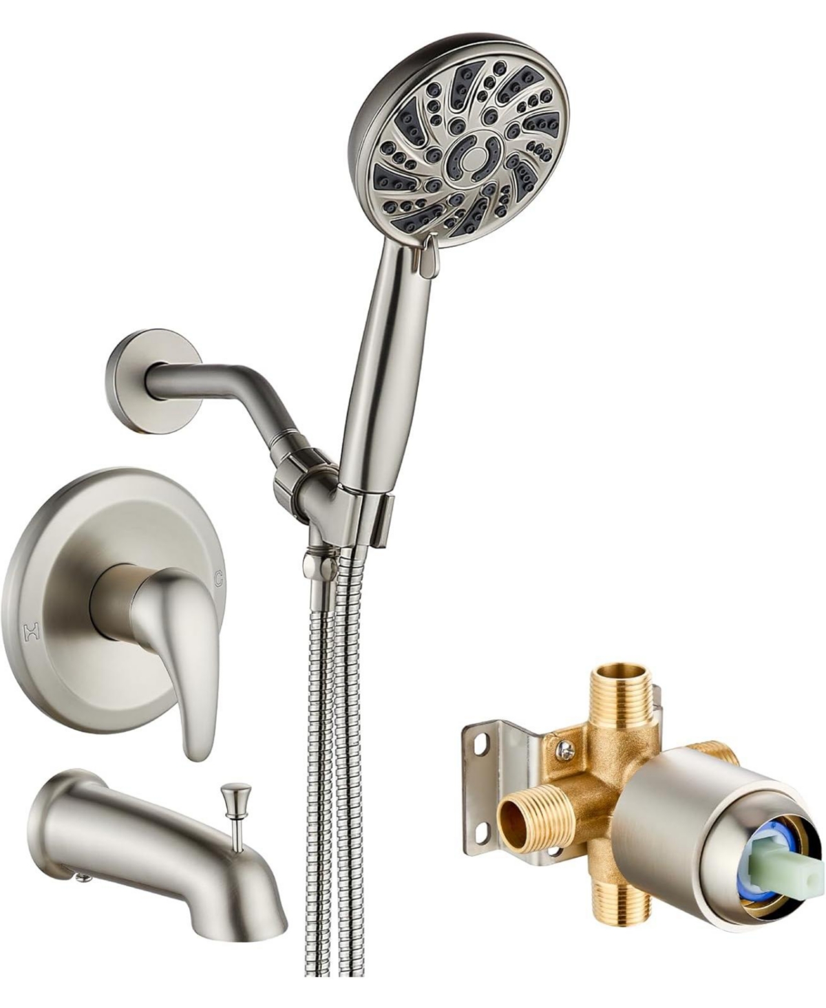 Click here for Midola High Pressure Shower Head Combo System with... prices