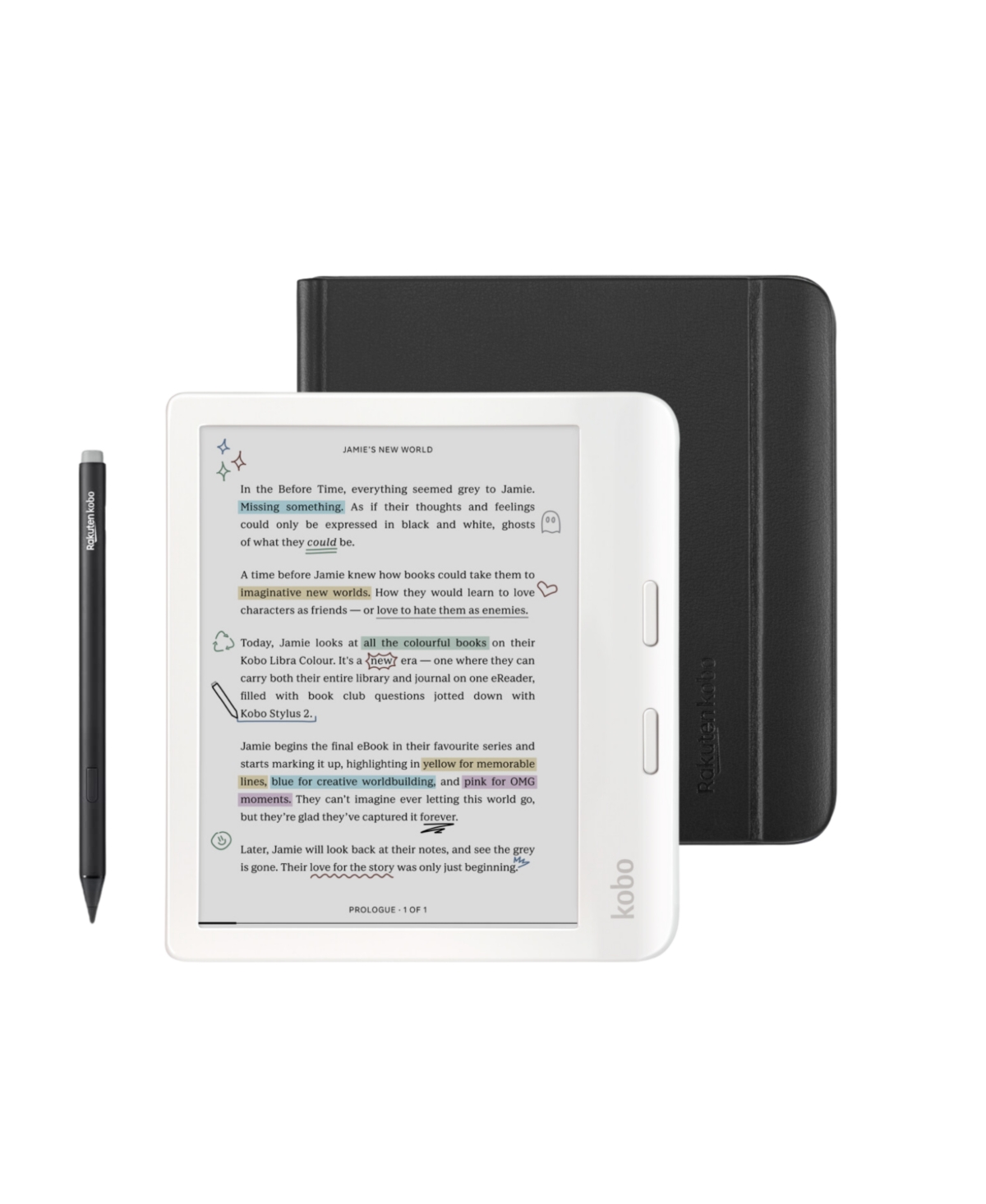 Click here for Kobo Libra Colour eReader with Notebook SleepCover... prices