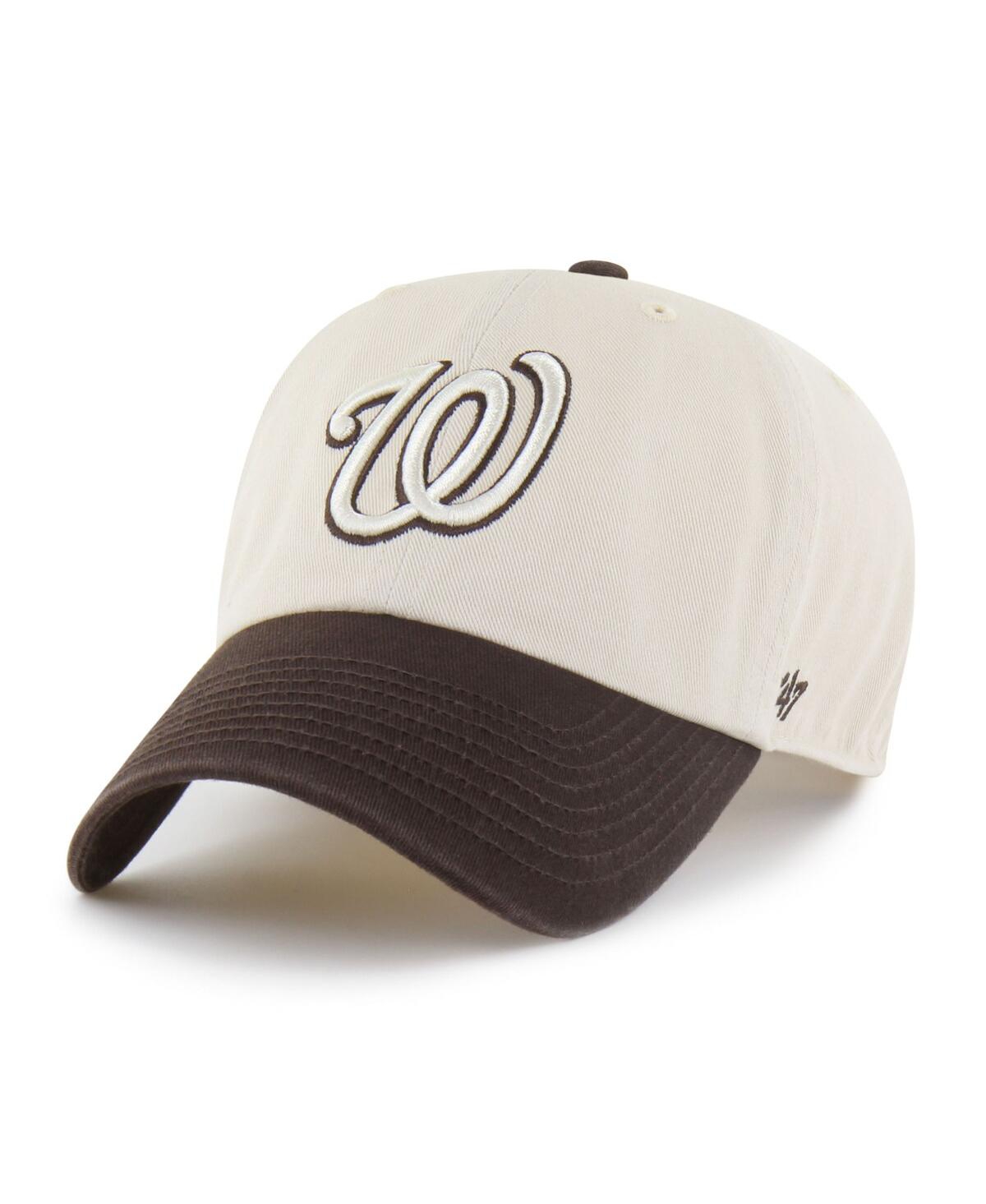 Click here for 47 Brand Mens Natural/Brown Washington Nationals T... prices