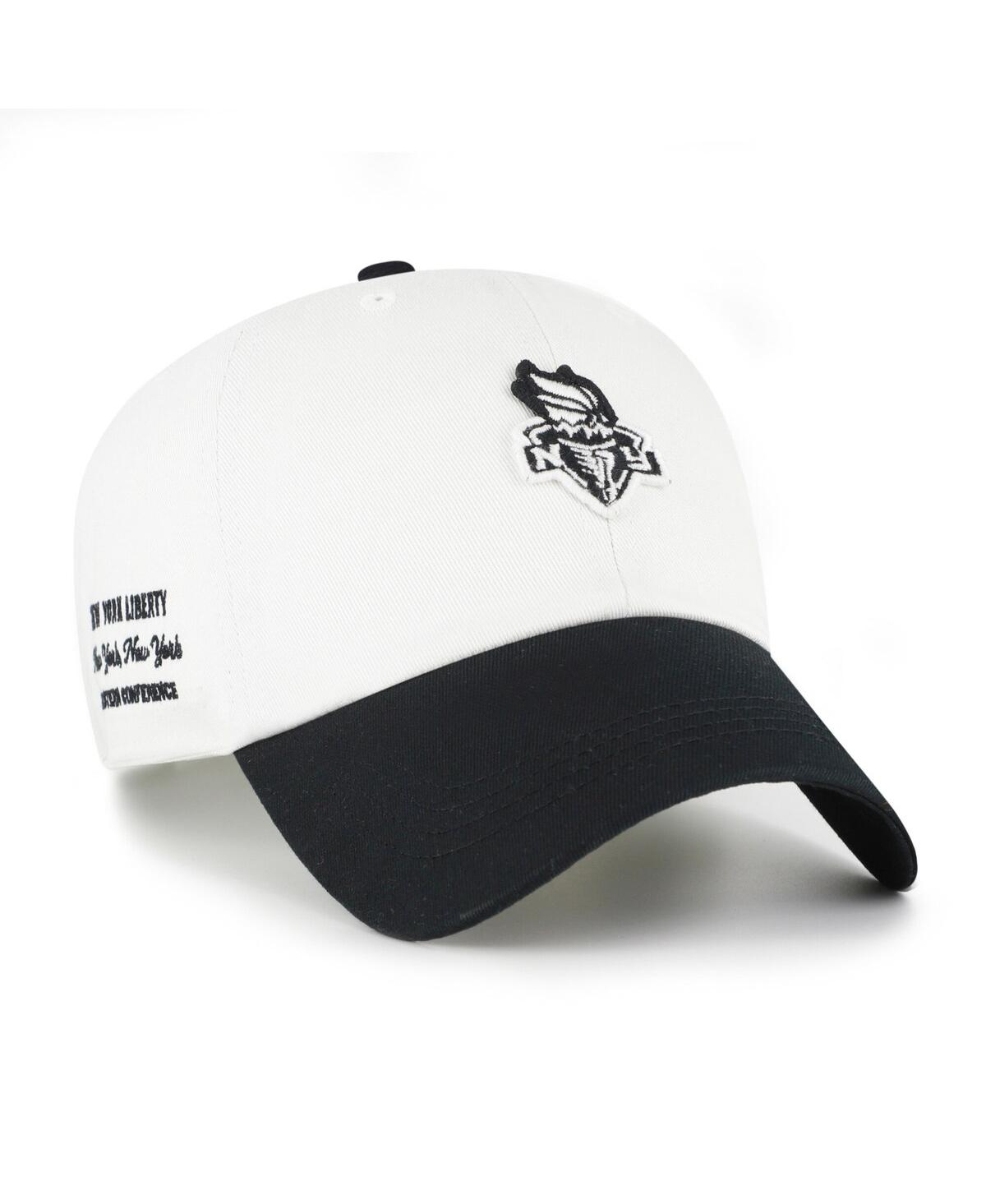 Click here for 47 Brand Mens and Womens White/Black New York Libe... prices