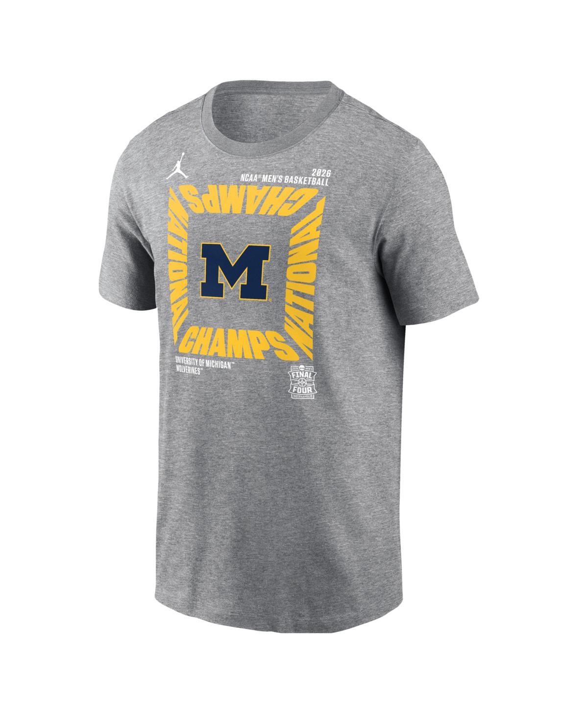 Click here for Jordan Mens Gray Michigan Wolverines 2026 Ncaa Men... prices