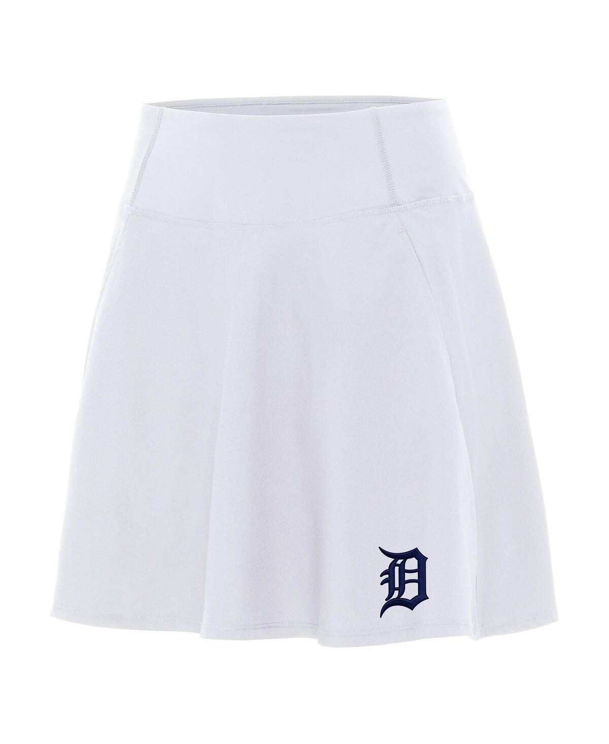 Click here for Antigua Womens White Detroit Tigers Chip Skort - W... prices