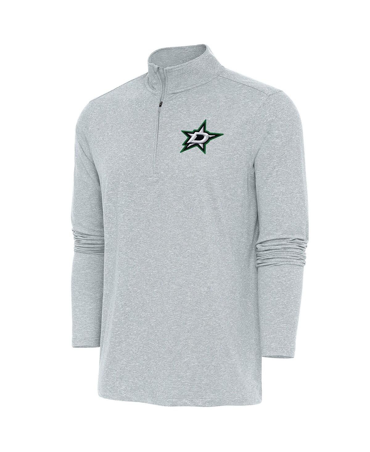 Click here for Antigua Mens Heather Gray Dallas Stars Hunk Quarte... prices