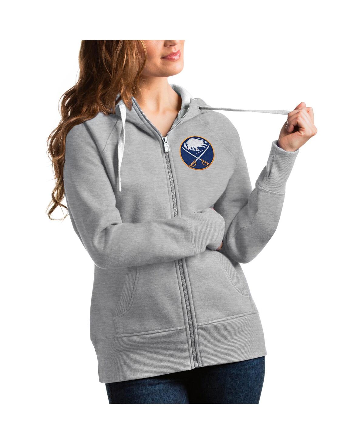 Click here for Antigua Womens Heathered Gray Buffalo Sabres Victo... prices