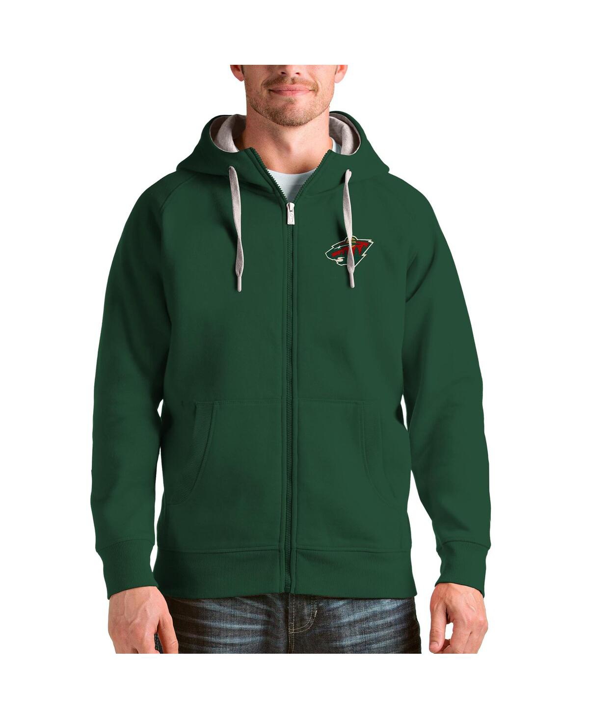 Click here for Antigua Mens Green Minnesota Wild Logo Victory Ful... prices