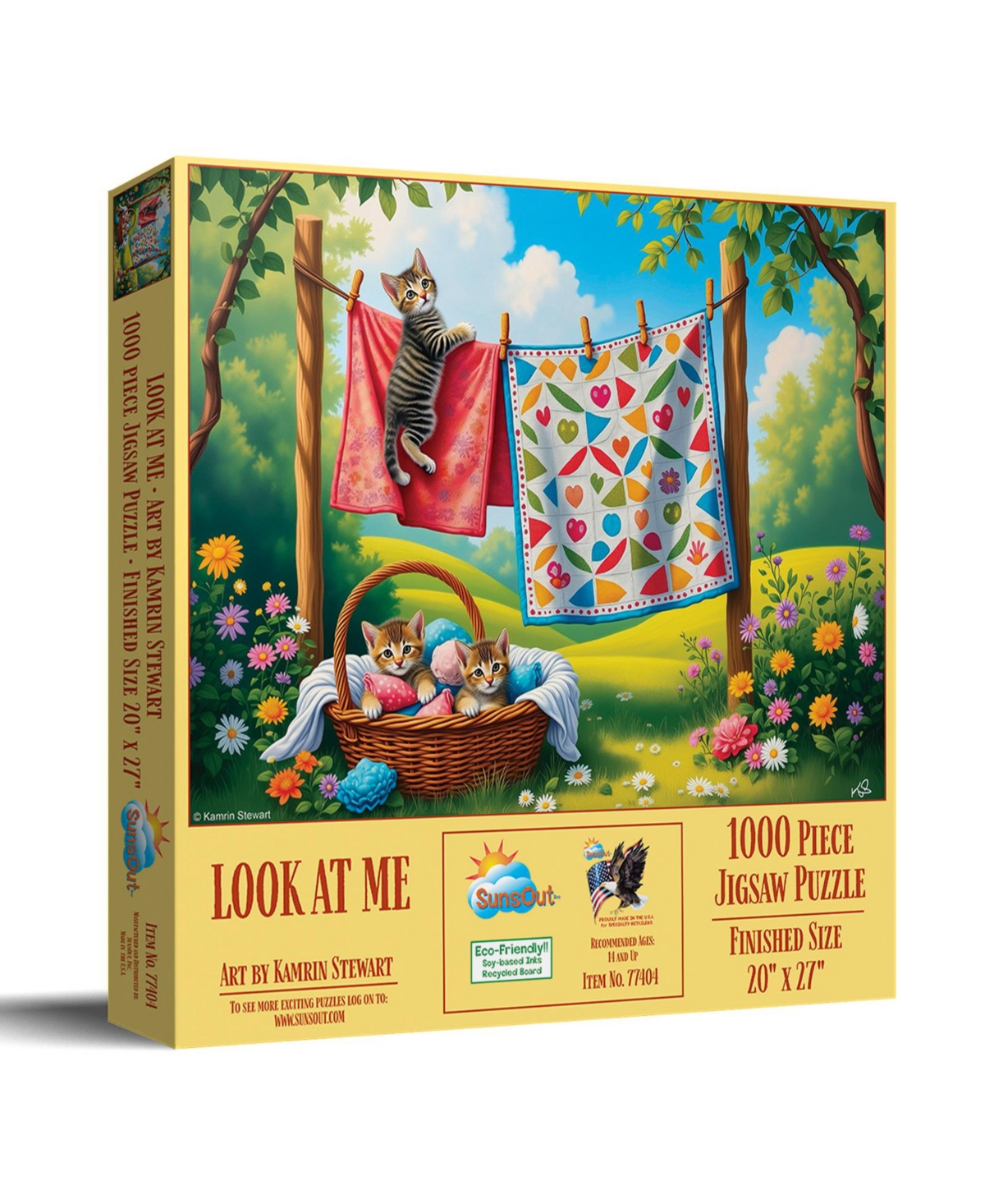 Click here for SunsOut Look at Me 1000 Piece Jigsaw Puzzle for Ad... prices