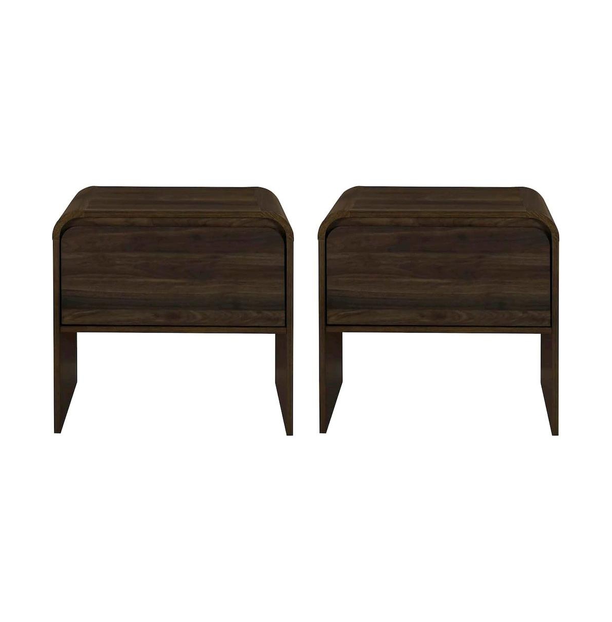 Click here for New Classic Furniture Mara 15.7 in Walnut Rectangu... prices