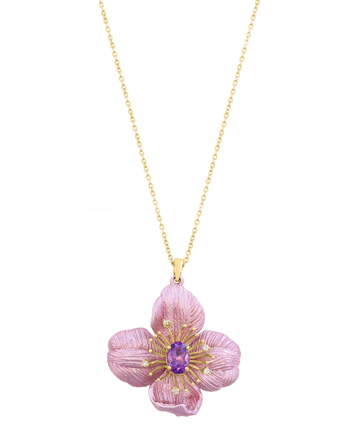 Click here for Effy Collection Amethyst (5/8 ct. t.w.) and Diamon... prices