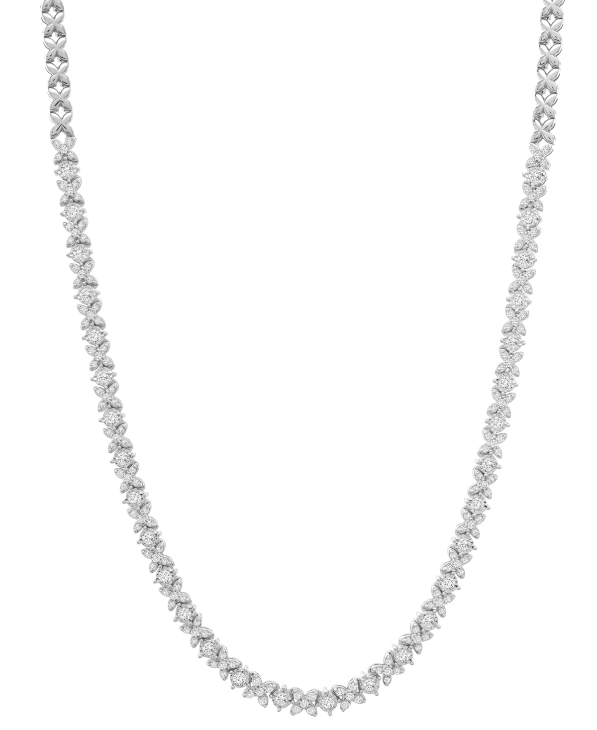 Click here for Wrapped in Love Diamond Necklace (2 ct. t.w.) in S... prices