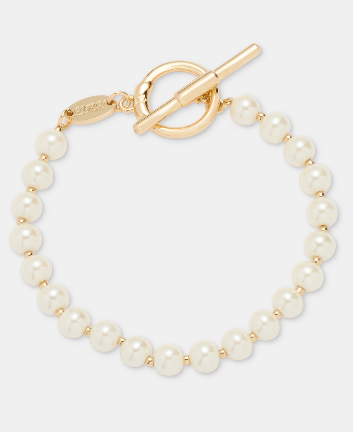Click here for Lauren Ralph Lauren Imitation Pearl Logo Flex Brac... prices