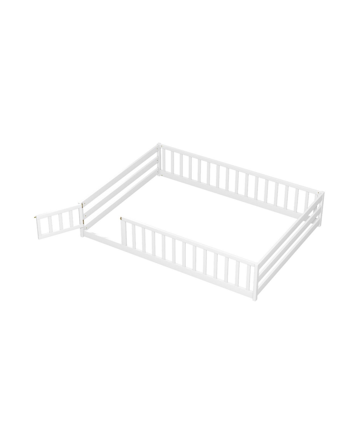 Click here for Slickblue Kids Floor Bed with Full Safety Guardrai... prices