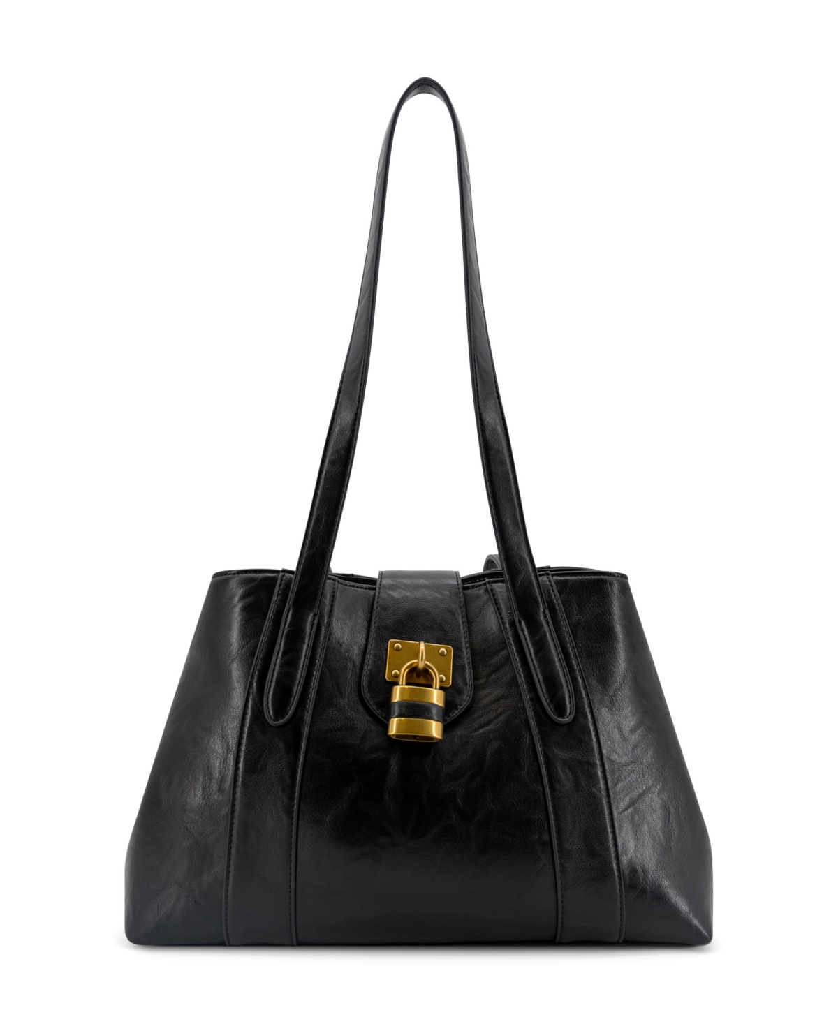 Click here for Like Dreams Fiora Signature Lock Medium Satchel Ha... prices