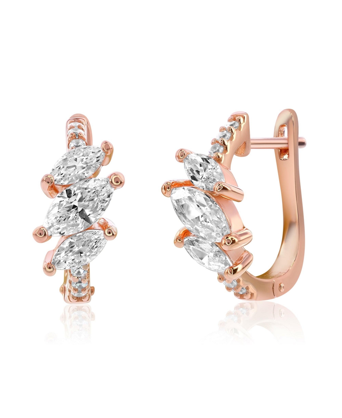 Click here for Suzy Levian New York Sterling Silver Marquise Cut... prices