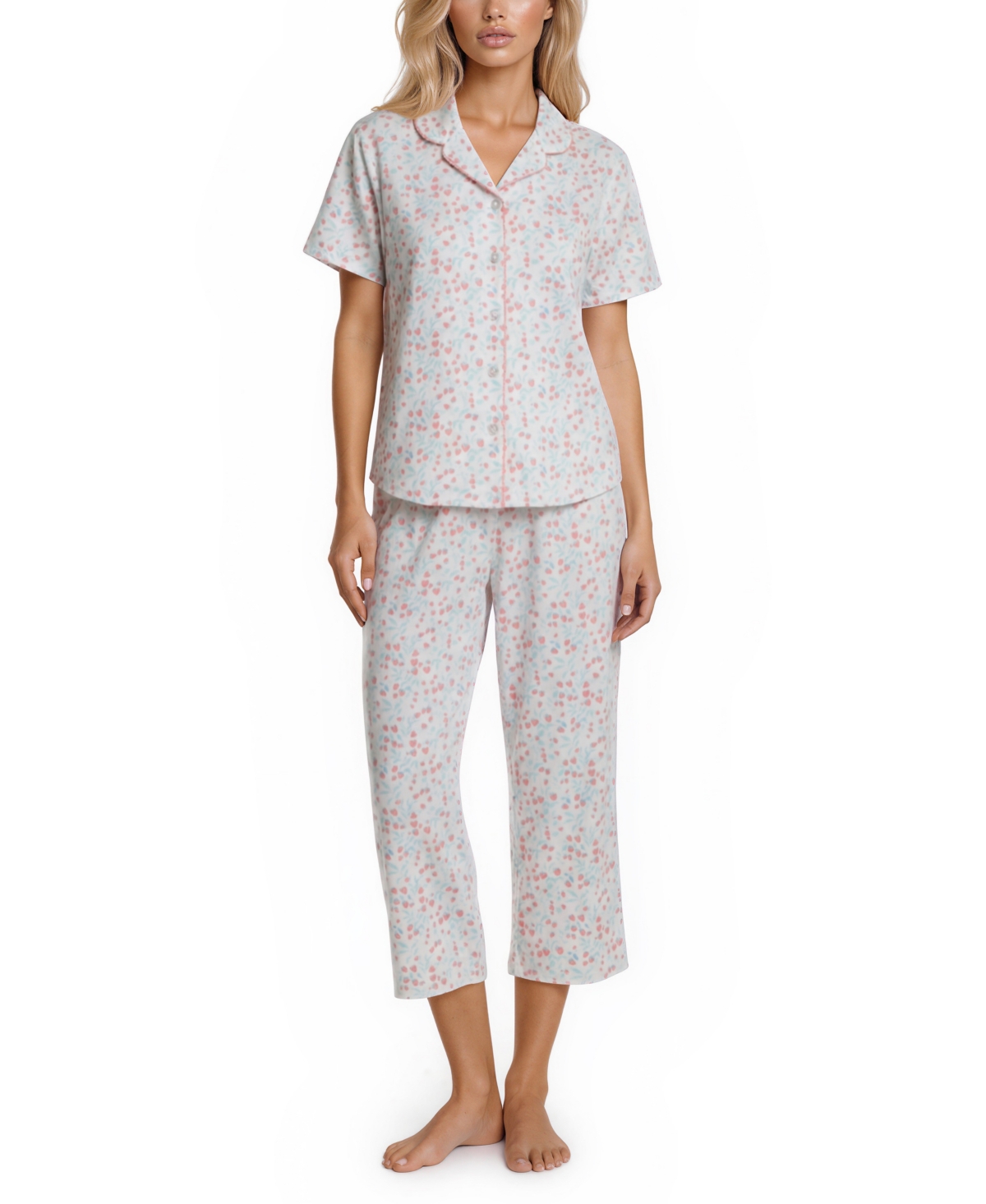 Click here for Flora by Flora Nikrooz Womens Gabbie Notch Collar... prices