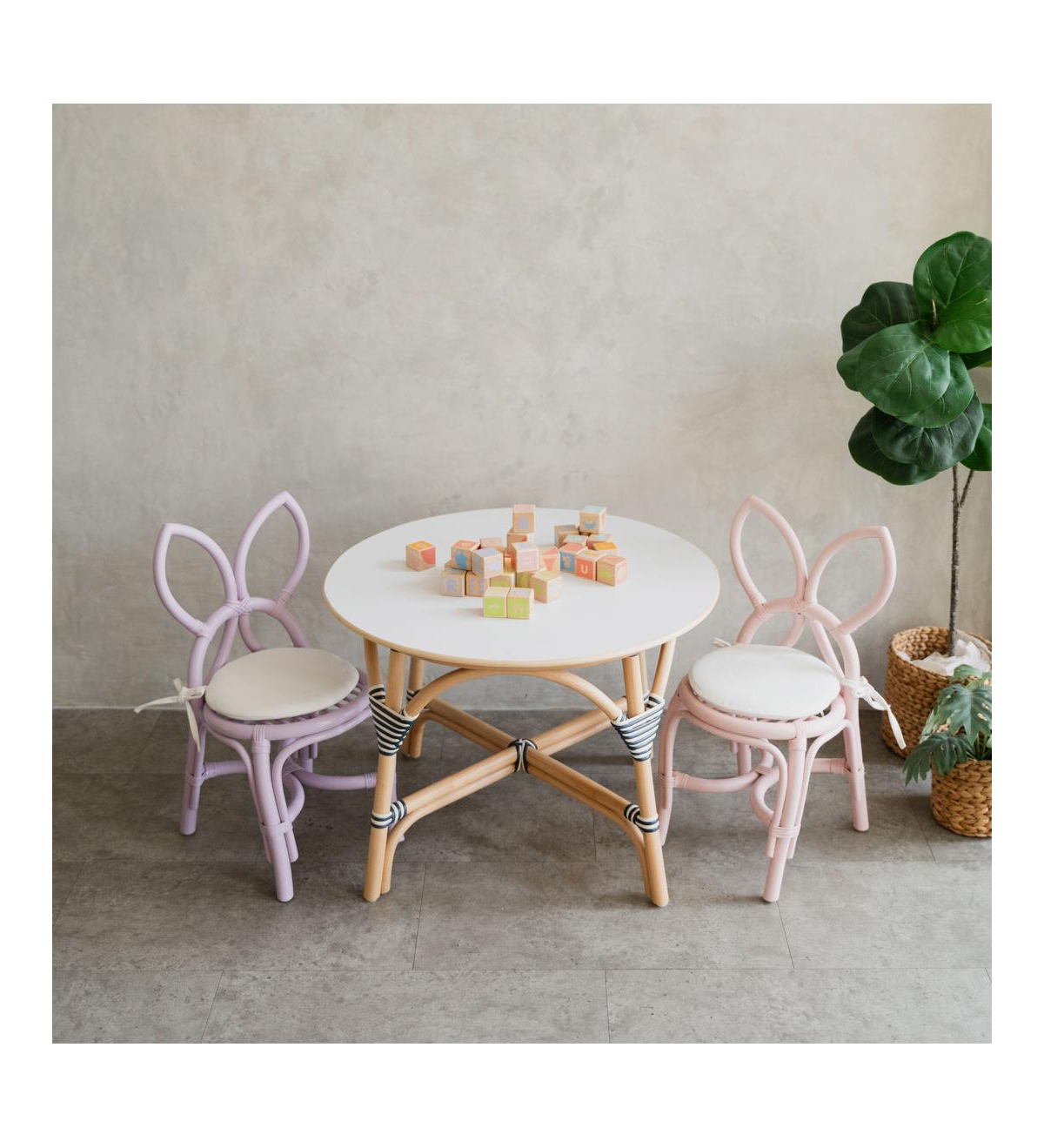 Click here for Momiji Butterfly Handcrafted Rattan Kids Chair wit... prices