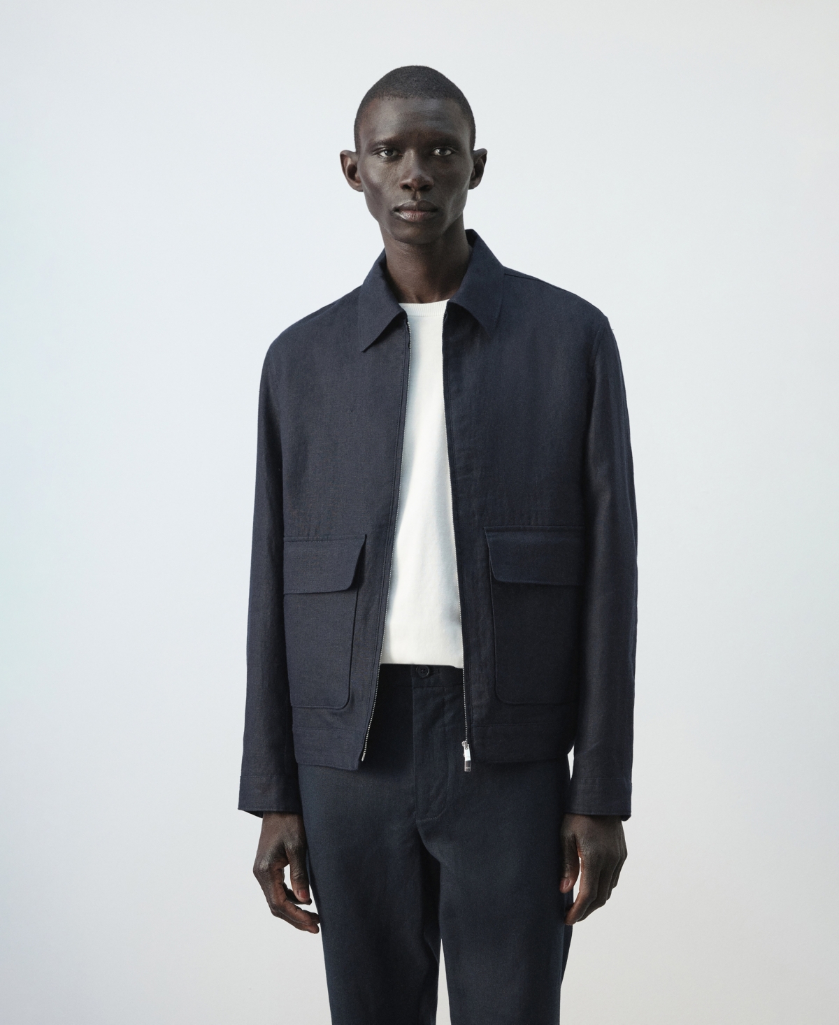 Click here for Mango Mens Pockets Jacket - Navy prices