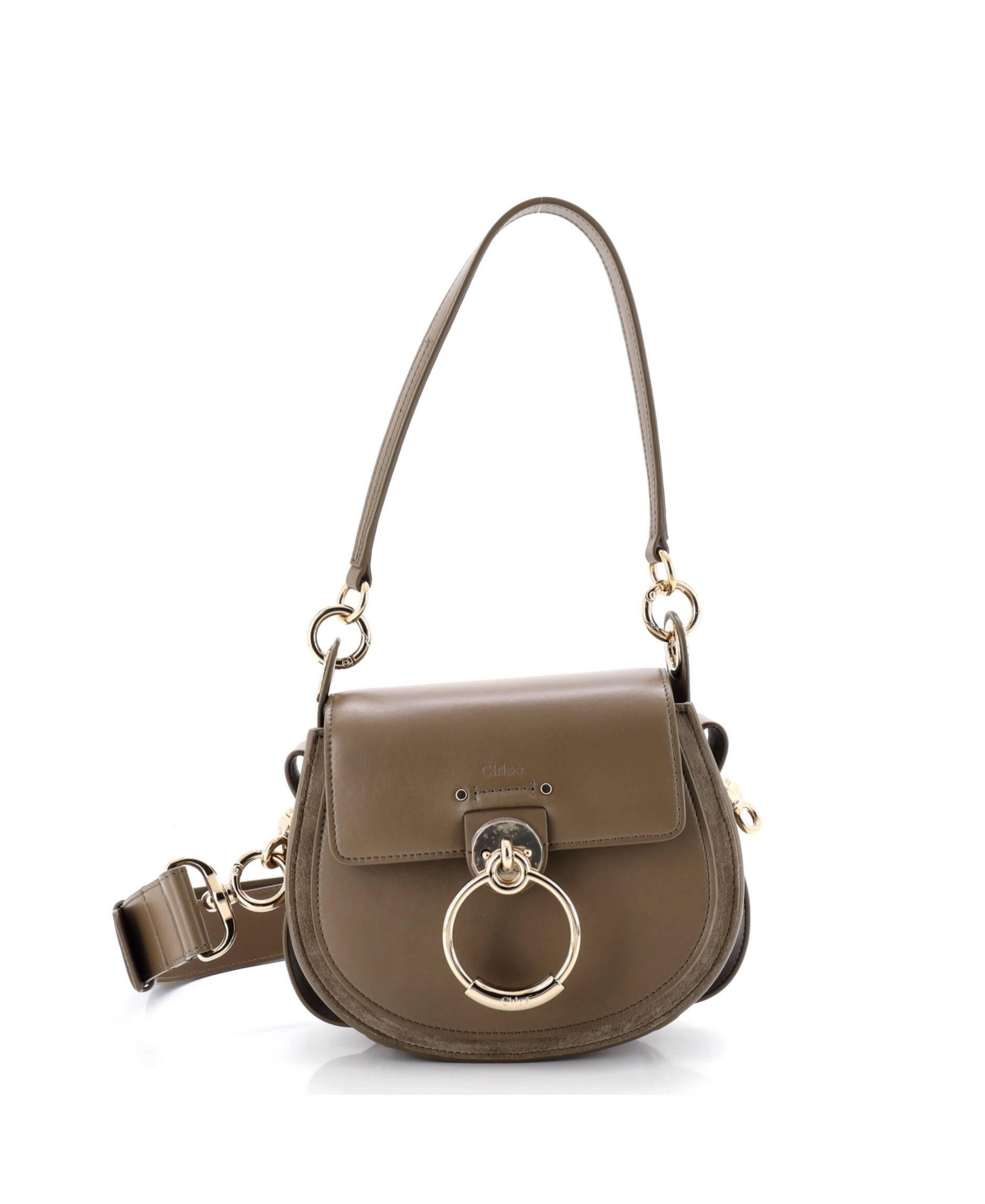 Click here for Pre-Owned Chloe Small Tess Bag Leather - Brown prices