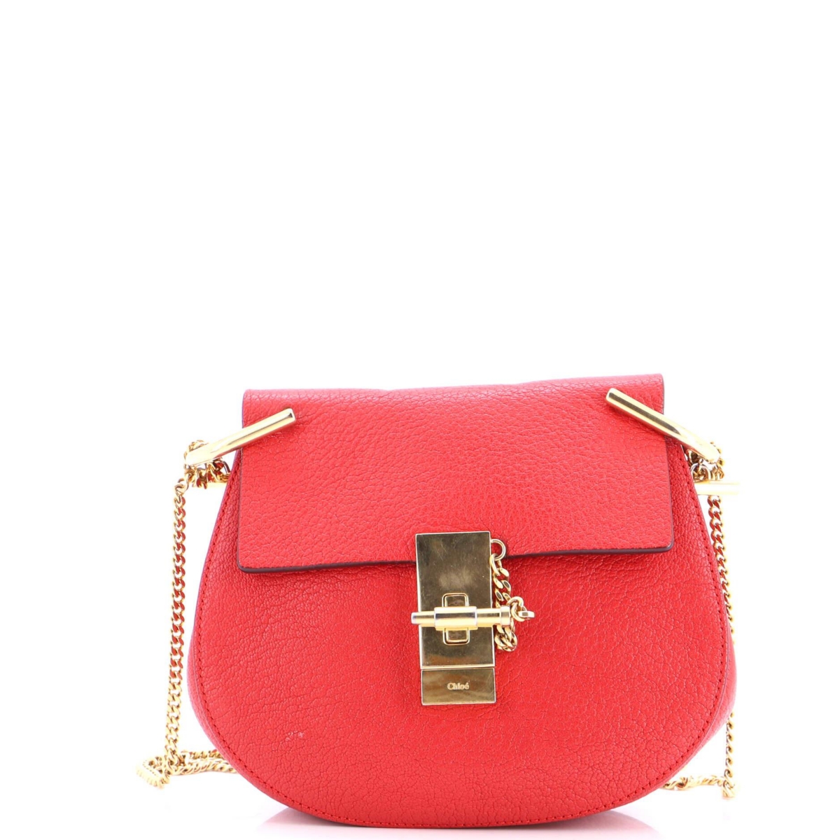 Click here for Pre-Owned Chloe Mini Drew Crossbody Bag Leather -... prices