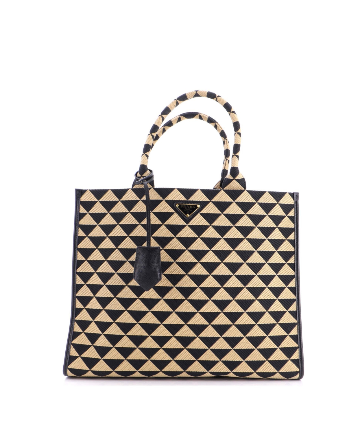 Click here for Pre-Owned Prada Large Symbole Shopper Tote Jacquar... prices