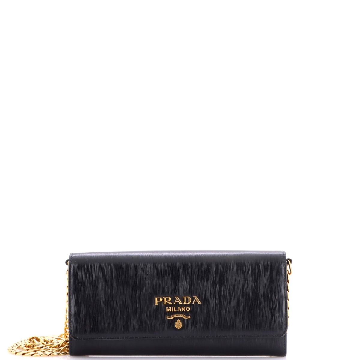 Click here for Pre-Owned Prada Long Wallet on Chain Vitello Move... prices