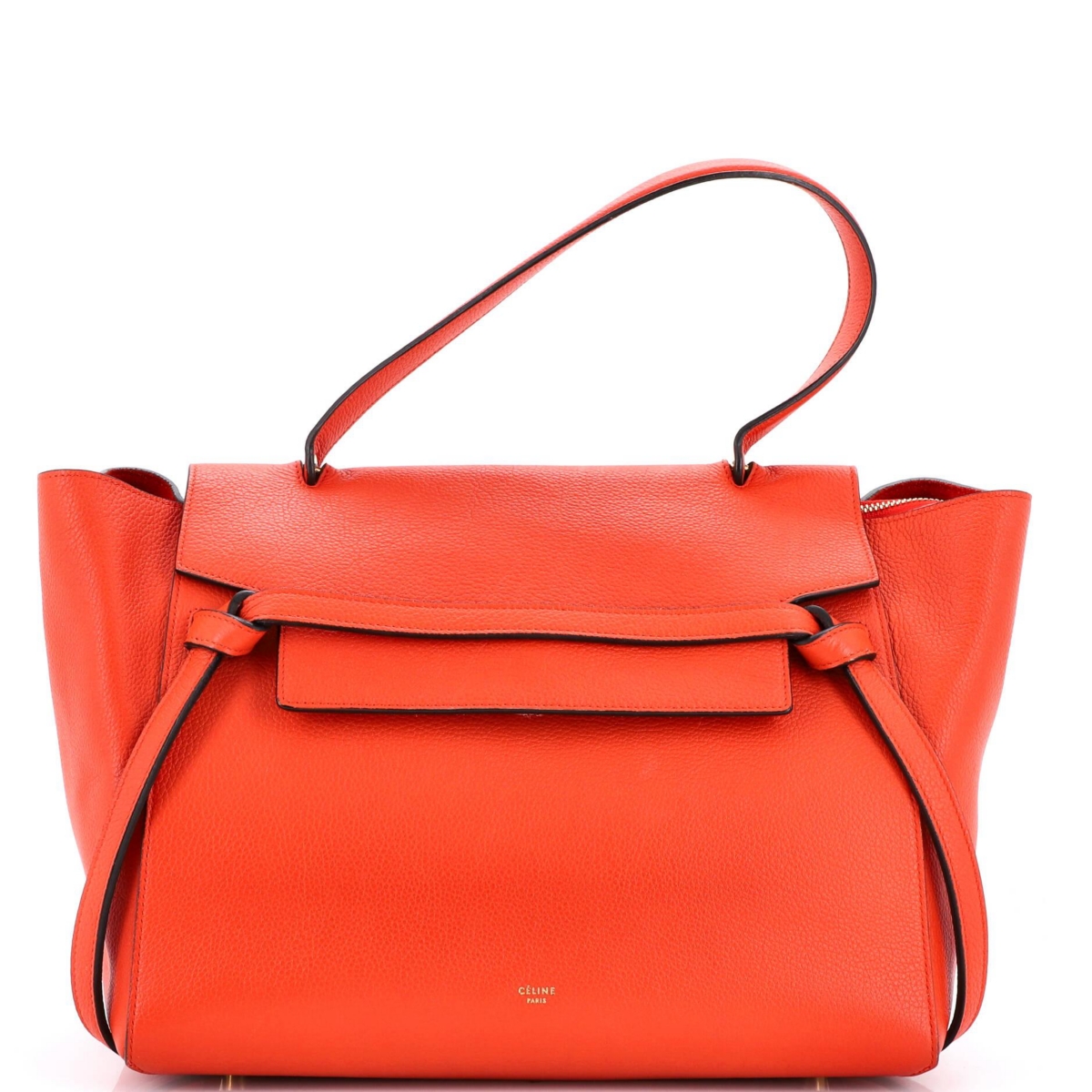 Click here for Pre-Owned Celine Medium Belt Bag Textured Leather... prices