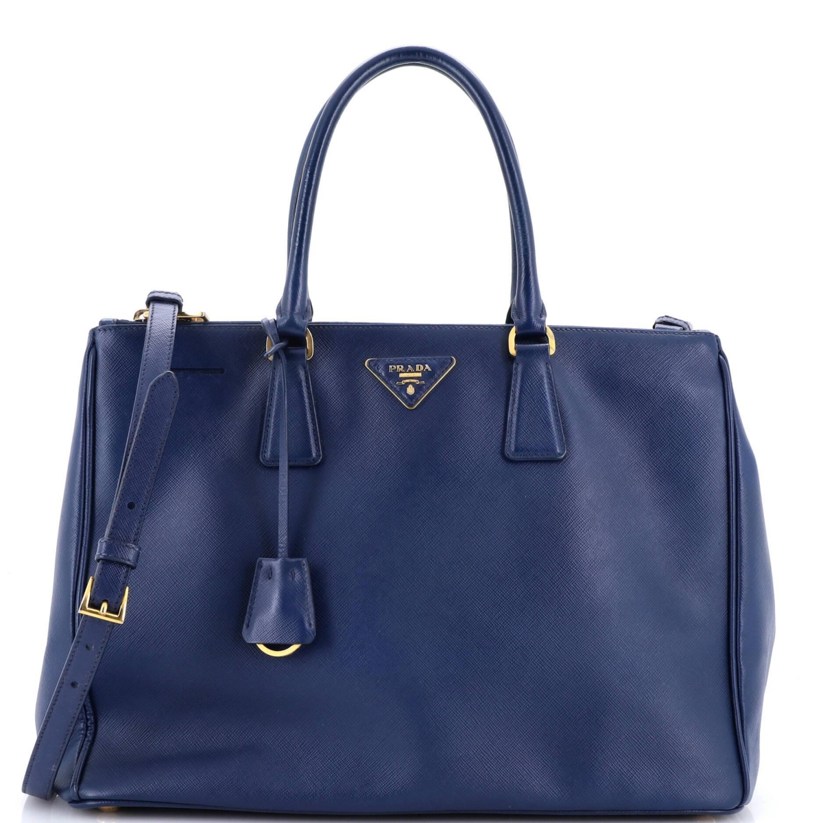 Click here for Pre-Owned Prada Large Double Zip Lux Tote Saffiano... prices