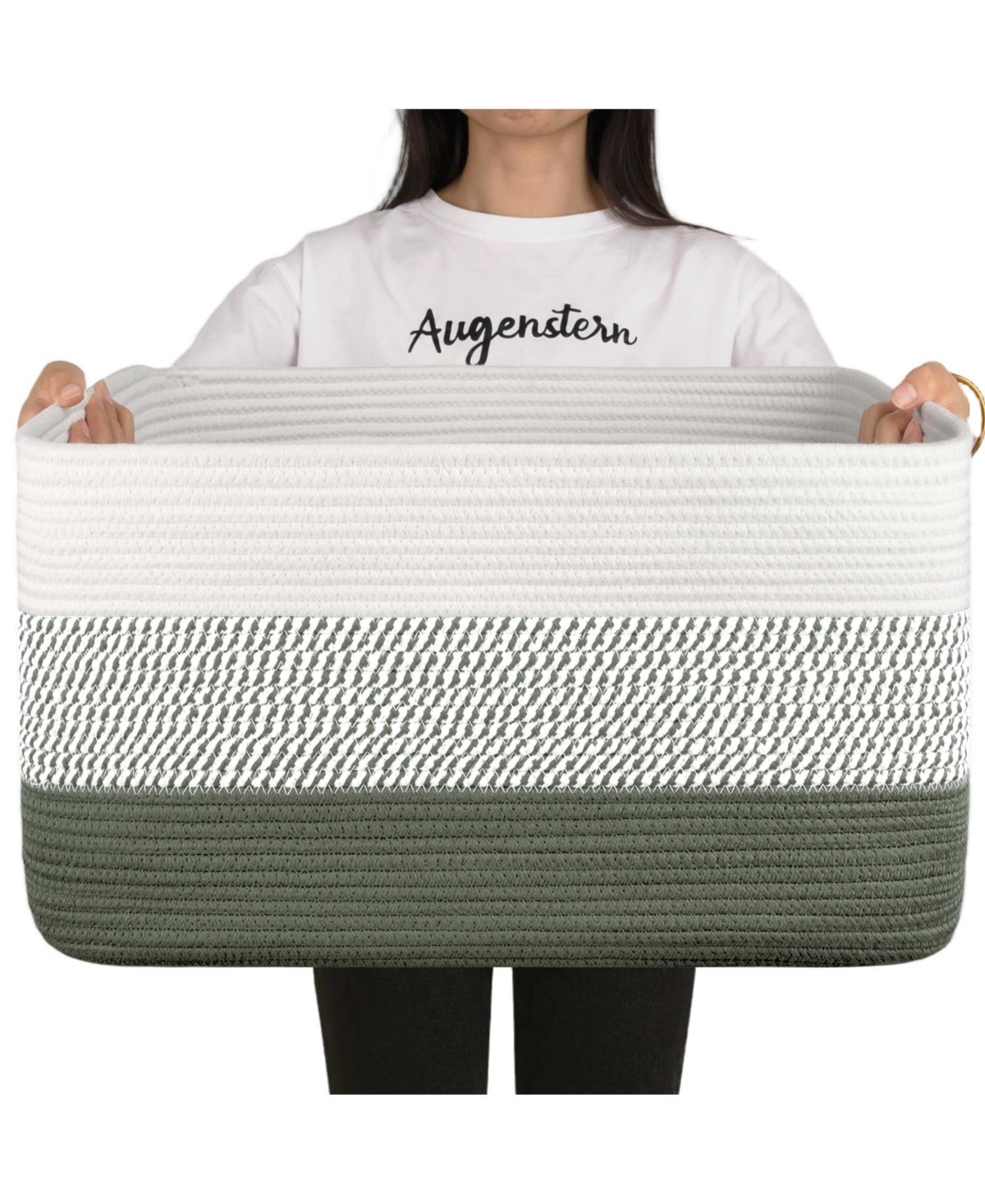 Click here for Gnuadz Large Woven Storage Basket with Handle Gift... prices